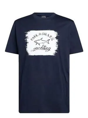 Paul & Shark T-shirt Midnight Size Cotton - Blue
