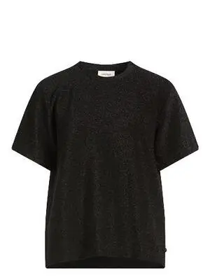 OTTOD'AME Crewneck Short Sleeve T-shirt - Black