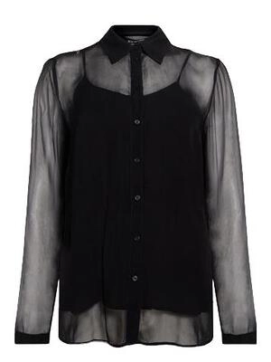 Armani Exchange Viscose Shirt - Black