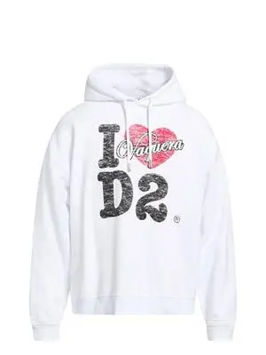 Dsquared2 Cotton Sweatshirt With Print - White