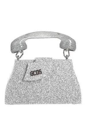 Gcds Minaudière Bag With Phone Handle - Silver
