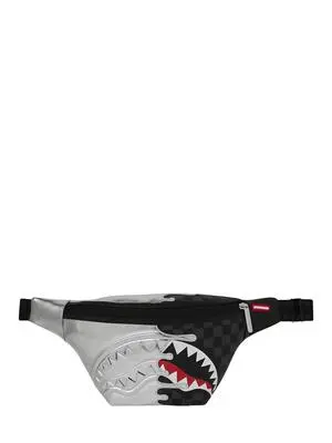 SPRAYGROUND Shark Mouth Cross Body Bag - Silver