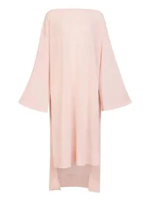 Alaïa Linen-silk Kaftan Dress - Pink