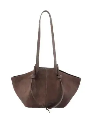 Yuzefi Yuzefi Mochi Logo Printed Tote Bag Brown