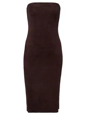 Stouls Monica Suede Minidress - Brown