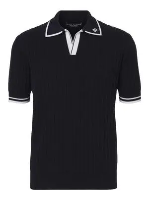 Dolce & Gabbana Dg Cotton Polo Shirt - Blue
