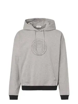 Versace Medusa Cotton Jersey Hoodie - Grey
