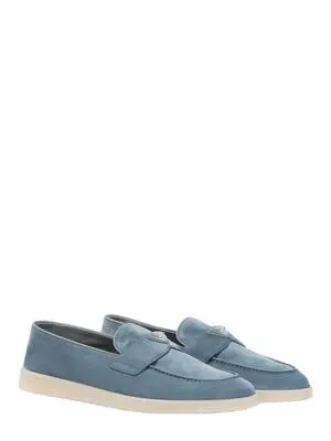 Prada Suede Loafers - Blue