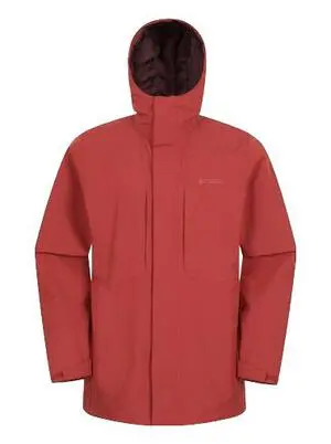 Mountain Warehouse Ridge Waterproof Jacket - Rust