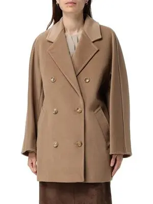 Max Mara Double-breasted Wool Caban Coat - Camel