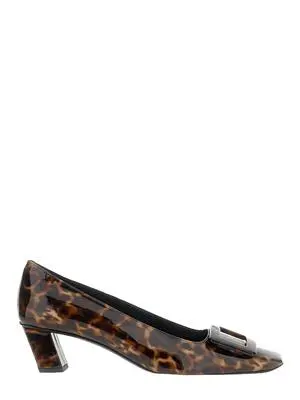 ROGER VIVIER Buckled High Heel Pumps - Brown
