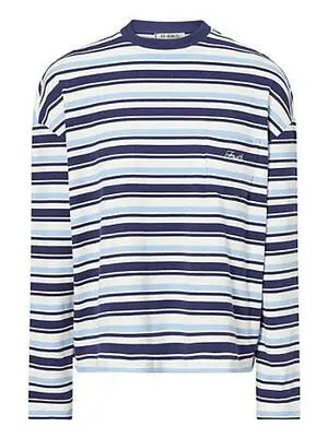 4TH & RECKLESS Striped Cotton-blend Long-sleeve T-shirt - Multi