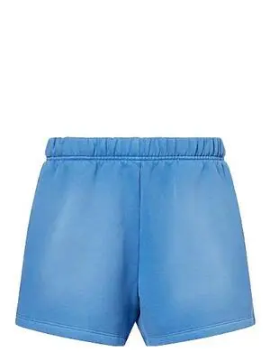 Good American Relaxed Fit Cotton-blend Shorts - Blue Drift