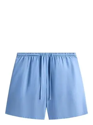 Kith Kin Washed Silk Habotai Xavier Short - Blue