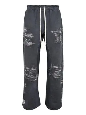 RIVINGTON ROI REBIS Burn The Faster Flight" Sweatpants - Black