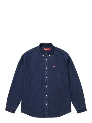 Supreme Small Box Denim Shirt - Blue