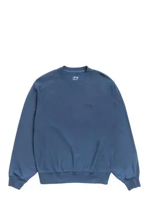 StÜssy Lightweight Terry Crewneck Sweatshirt - Blue