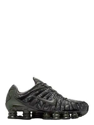 Nike Shox Tl 'newsprint' High Top Sneakers - Black