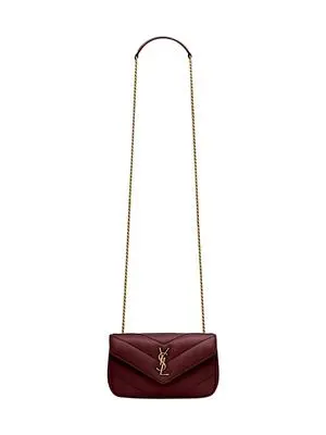 Saint Laurent Loulou Mini Bag - Red
