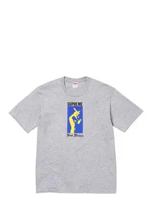 Supreme Best Wishes' Graphic Tee - Grey