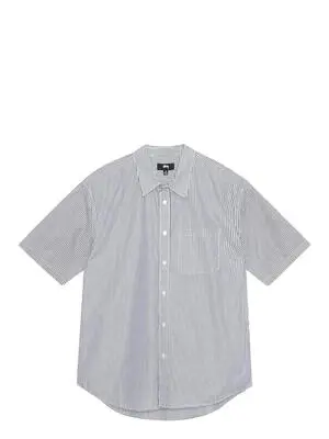 StÜssy Boxy Short-sleeve Striped Shirt - Multicolor