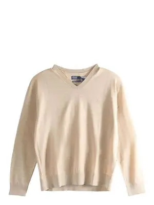 Polo Ralph Lauren V-neck Pullover Sweater - Tan