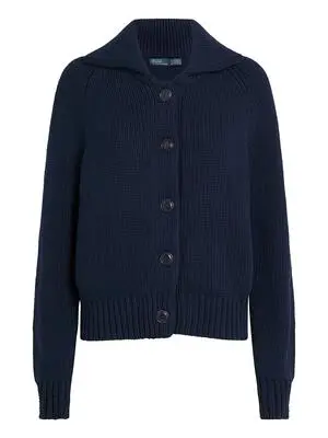 Polo Ralph Lauren Knitted Button-up Cardigan - Navy