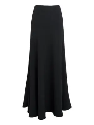 RETORI Cady Half-circle Maxi Skirt - Black