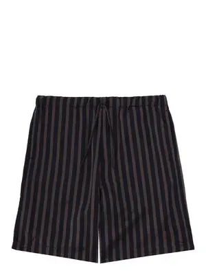 Dries Van Noten Striped Cupro Shorts - Multicolour