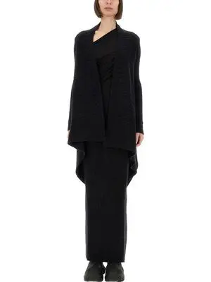 Rick Owens Medium Wrap Cardigan - Black
