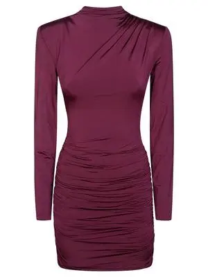 ROTATE BY BIRGER CHRISTENSEN Draped Mini Dress - Viola