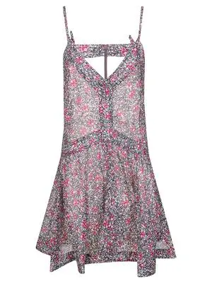 Isabel Marant Étoile Danielle' Floral Mini Dress - Rosso