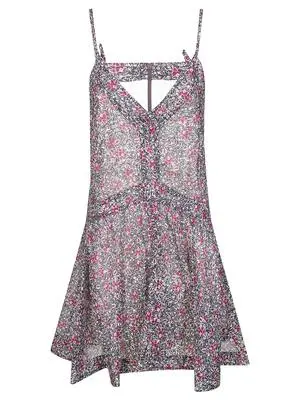 Isabel Marant Étoile ETOILE ISABEL MARANT 'Danielle' Floral Mini Dress Rosso