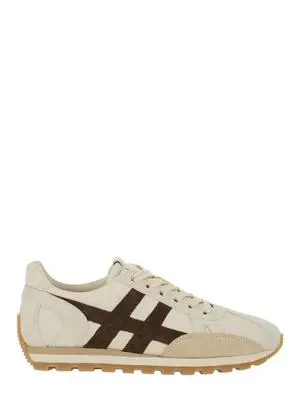 Hogan HOGAN 86er Leather Sneakers Beige