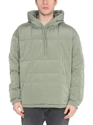 IENKI IENKI IENKI IENKI Quilted Anorak Jacket With Drawstring Hood Green