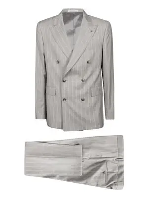 Tagliatore Tailored Virgin Wool Suit For - Grey
