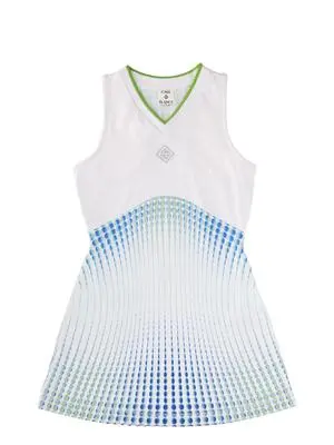Casablanca CASABLANCA Tennis Printed Racer Mini Dress Multicolour