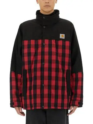 Junya Watanabe X Mystery Ranch Plaid Jacket - Black