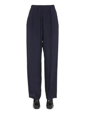 VIVIENNE WESTWOOD Silk Kung Fu Trousers - Blue