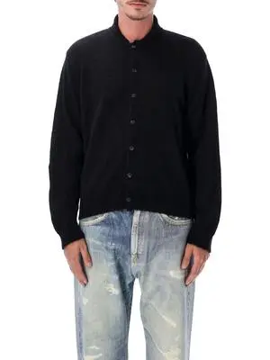 Our Legacy OUR LEGACY Premium Alpaca-Wool Blend Button-Up Sweater Nero