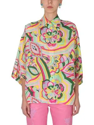 Dolce & Gabbana DOLCE & GABBANA Printed Silk Shirt Multicolour