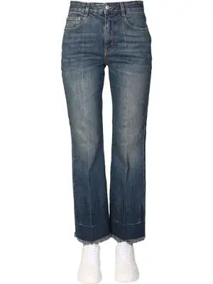Stella McCartney Kick Flare Denim Jeans - Blue