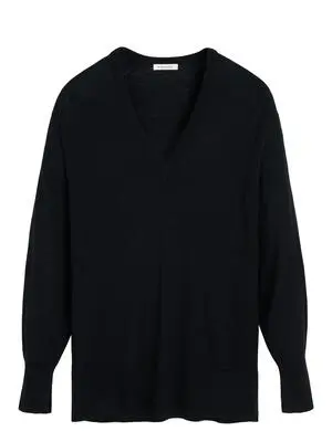 BY MALENE BIRGER Derya V-neck Sweater - Black