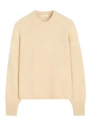 BY MALENE BIRGER By Malene Birger Brie Wool & Mohair Blend Sweater Vanilla Cream