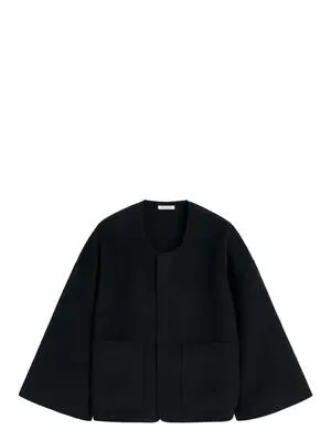 BY MALENE BIRGER Jacquie Unlined Wool Jacket - Black