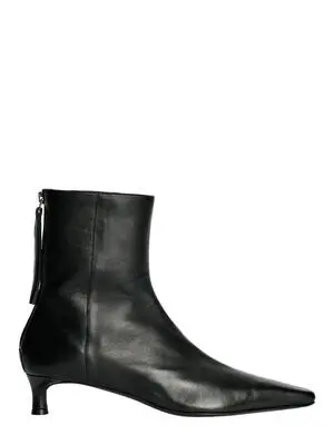BY MALENE BIRGER Micella Leather Ankle Boots - Black