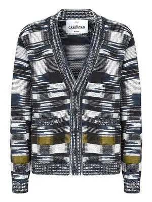 Missoni Check Pattern Blend Cardigan - Multicoloured