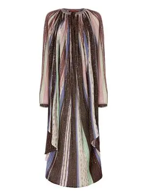 Missoni Long Cape-effect Mixed Viscose Lamé Caftan - Multicoloured