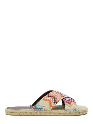 Missoni Zigzag Espadrille Sandals - Multicoloured