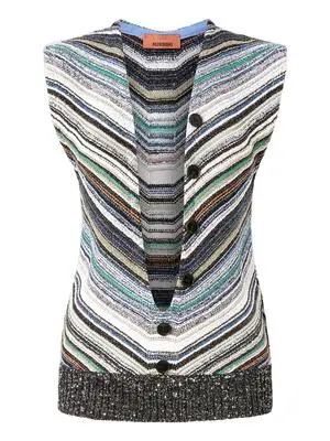 Missoni Striped Sequined Vest - Multicoloured